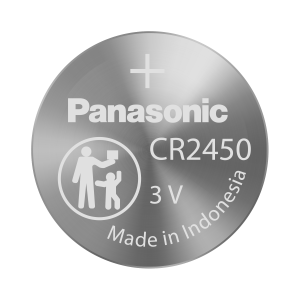Panasonic CR2450 Battery 3V Lithium Coin Cell, Bulk | Buy Batteries Online | MicroBattery