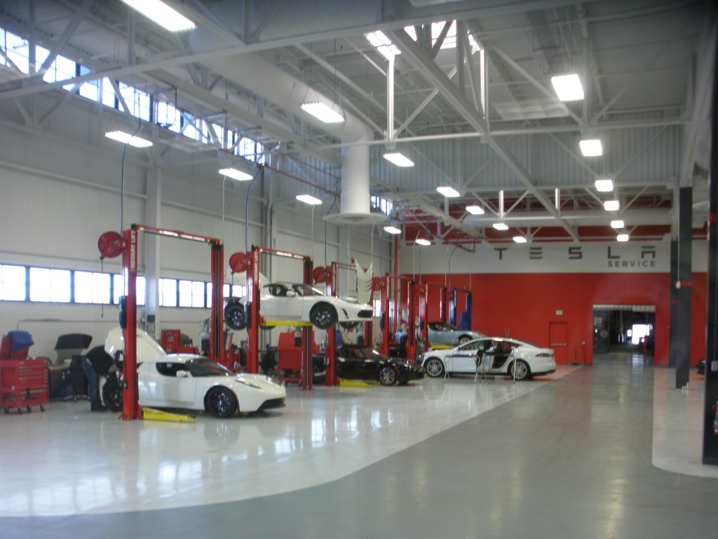 Morning visit to the Tesla Motors factory